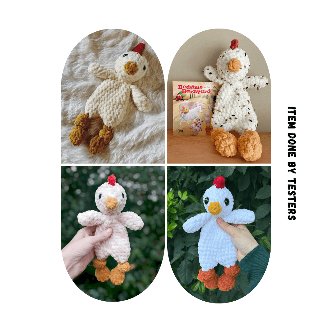 Crochet Pattern: Chicken Little Snuggler – Spreeberry