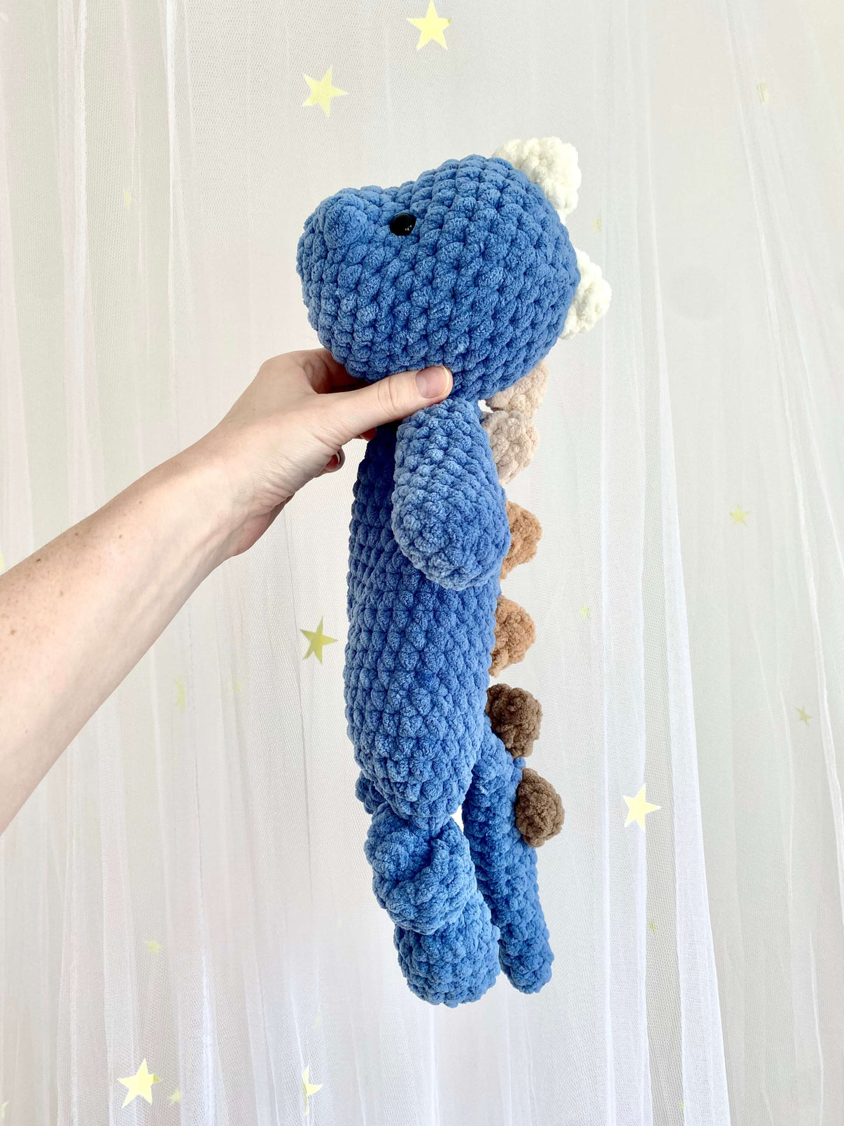 Crochet Pattern: Big Dinosaur T-Rex Snuggler – Spreeberry