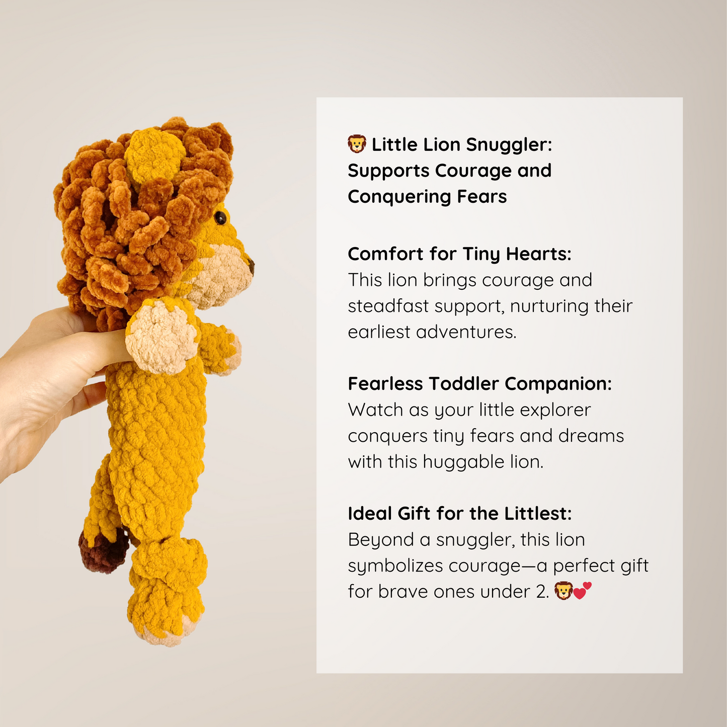 Lion Little Snuggler – Spreeberry