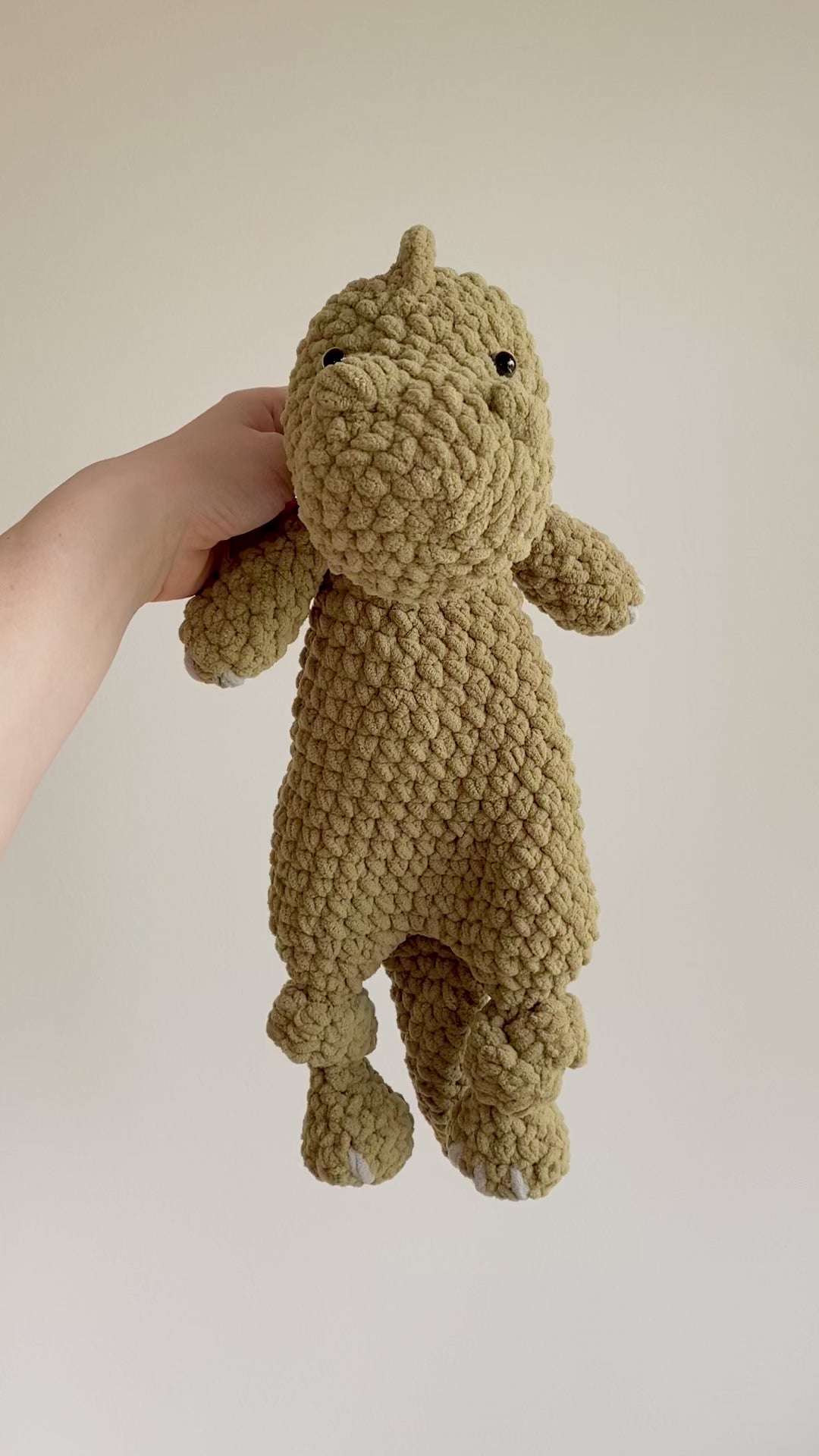 Crochet Pattern: Big Dinosaur T-Rex Snuggler – Spreeberry